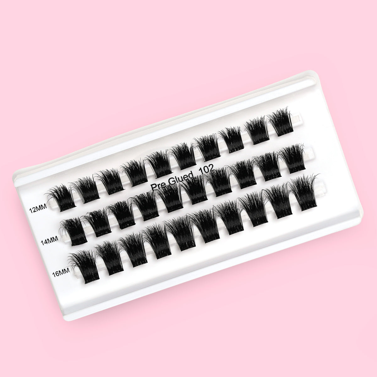 Pre-Glued Cluster Lashes 102